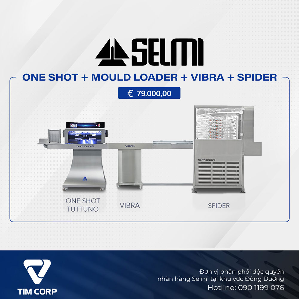 ƯU ĐÃI CUỐI NĂM TỪ SELMI DÀNH CHO MÁY SẢN XUẤT CHOCOLATE - TIM Corp