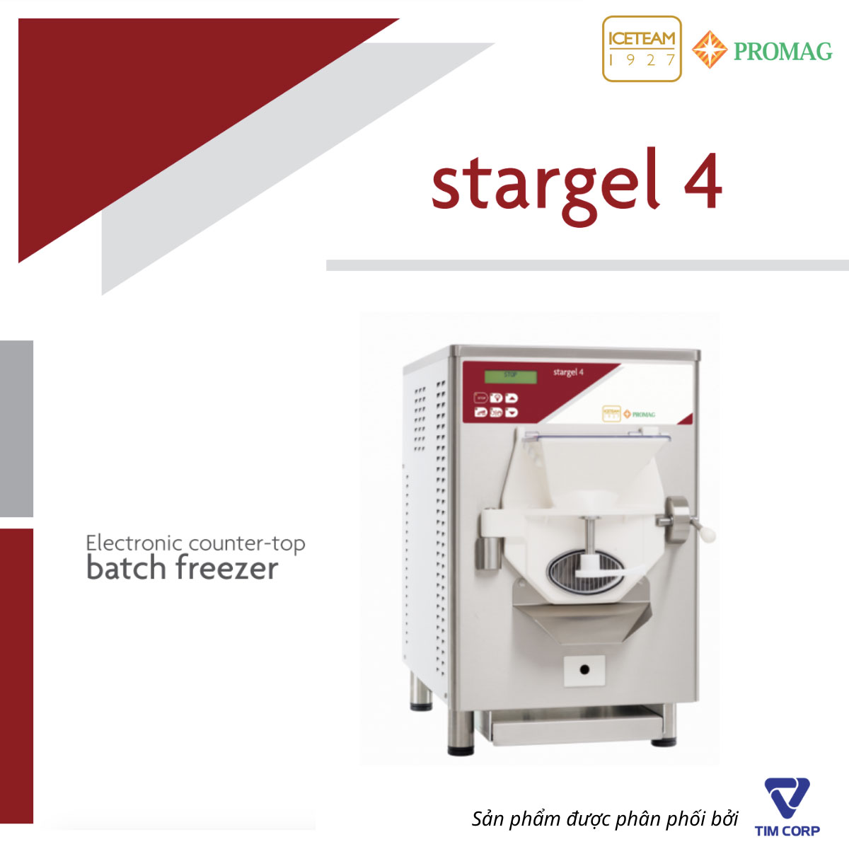 MÁY LÀM KEM Ý ĐỂ BÀN STARGEL 4 – GIẢI PHÁP HIỆU QUẢ & TIỆN LỢI CHO QUÁN ...