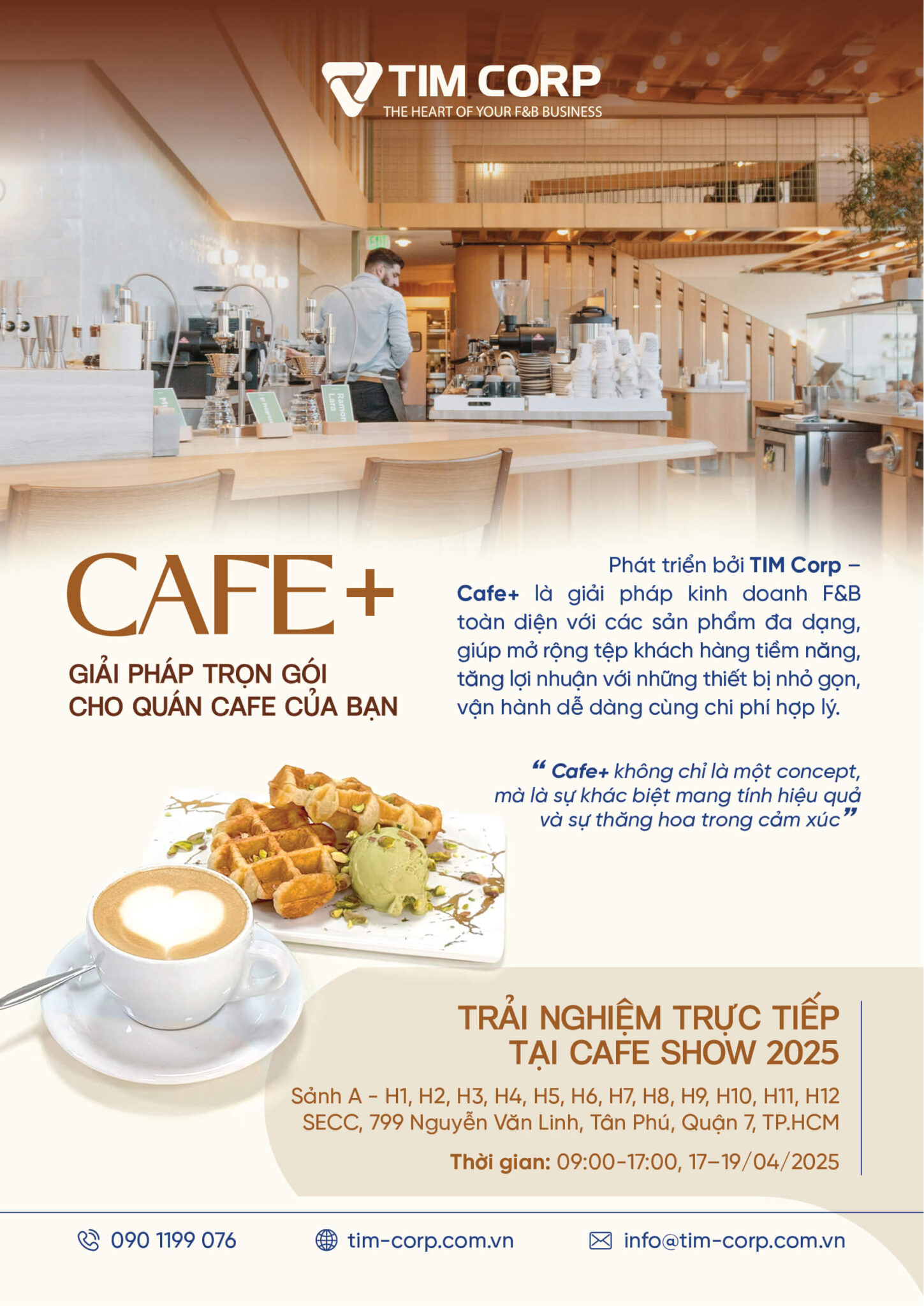 Leaflet Cafe + (Plus) - TIM Corp